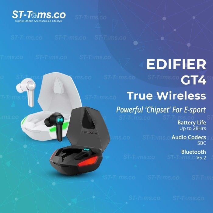 Jual Hecate By Edifier GT4 True Wireless Gaming TWS Low Latency With ...