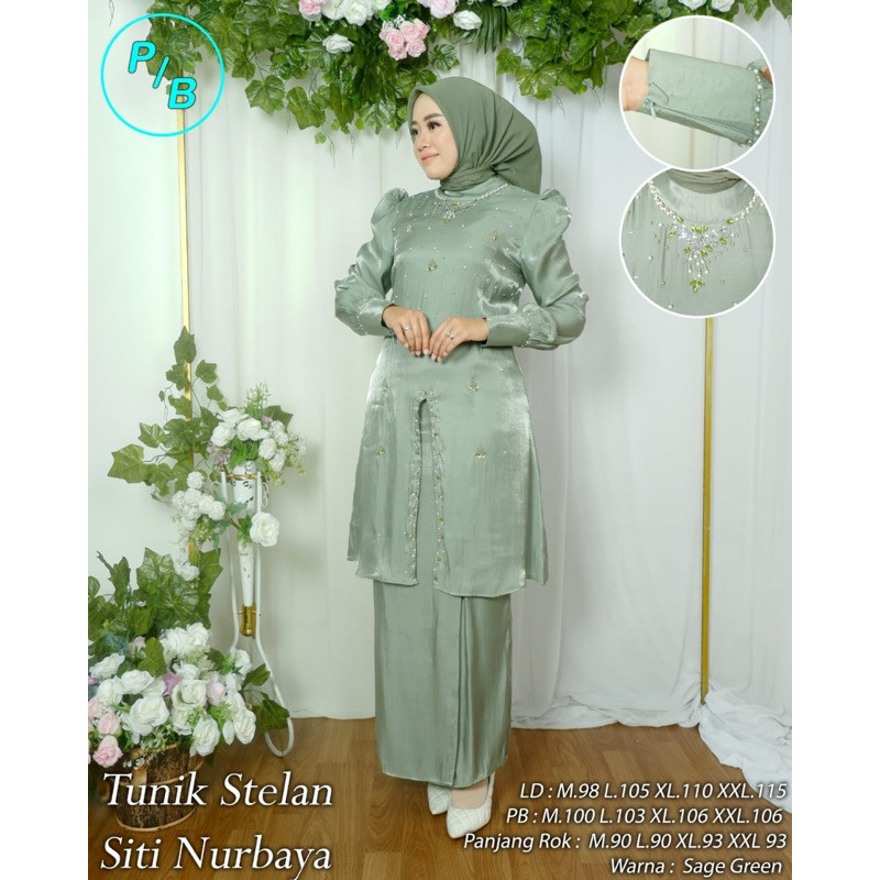 Jual EB>One set Baju kurung melayu siti nurbaya | Kebaya tunik kurung melayu | Kebaya modern ...