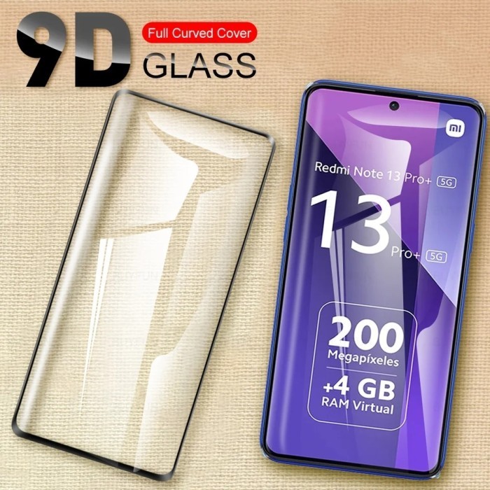 Jual TEMPERED GLASS REDMI NOTE 13 PRO PLUS WARNA ANTI GORES KACA CURVED ...