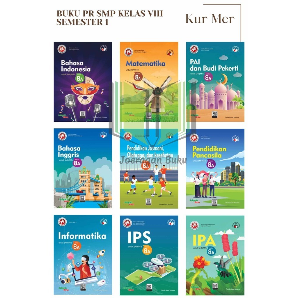 Jual Buku Pr/Lks SMP Kelas 8/VIII Kurmer Semester 1 & 2 KURIKULUM MERDEKA Intan pariwara Tahun ...
