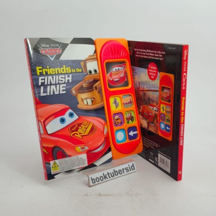 Jual Disney Pixar Cars - Friends to the Finish Line 7-Button Sound Book ...