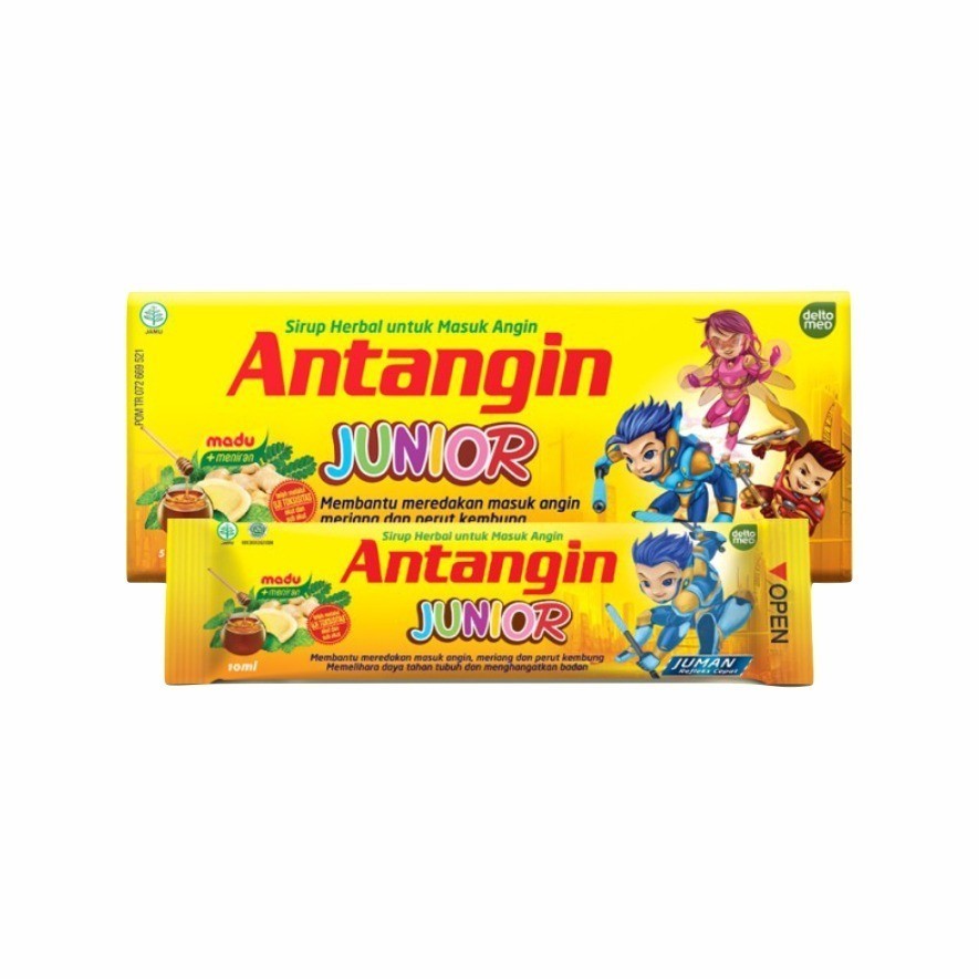 Jual Antangin Junior Sirup Herbal Box 5 Sachet - Meredakan Masuk Angin ...