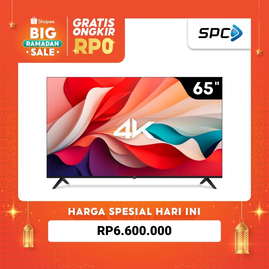Jual SPC ST65H - Google TV 65 inch 4K UHD | Dolby Audio | Google ...