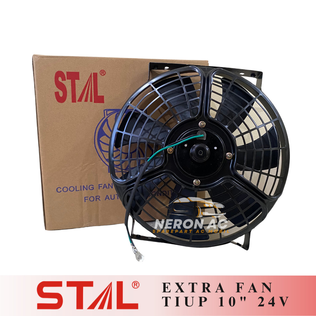 Jual EXTRAFAN EXTRA FAN AC MOBIL UNIVERSAL TIUP / DORONG BESI 10" INCH ...