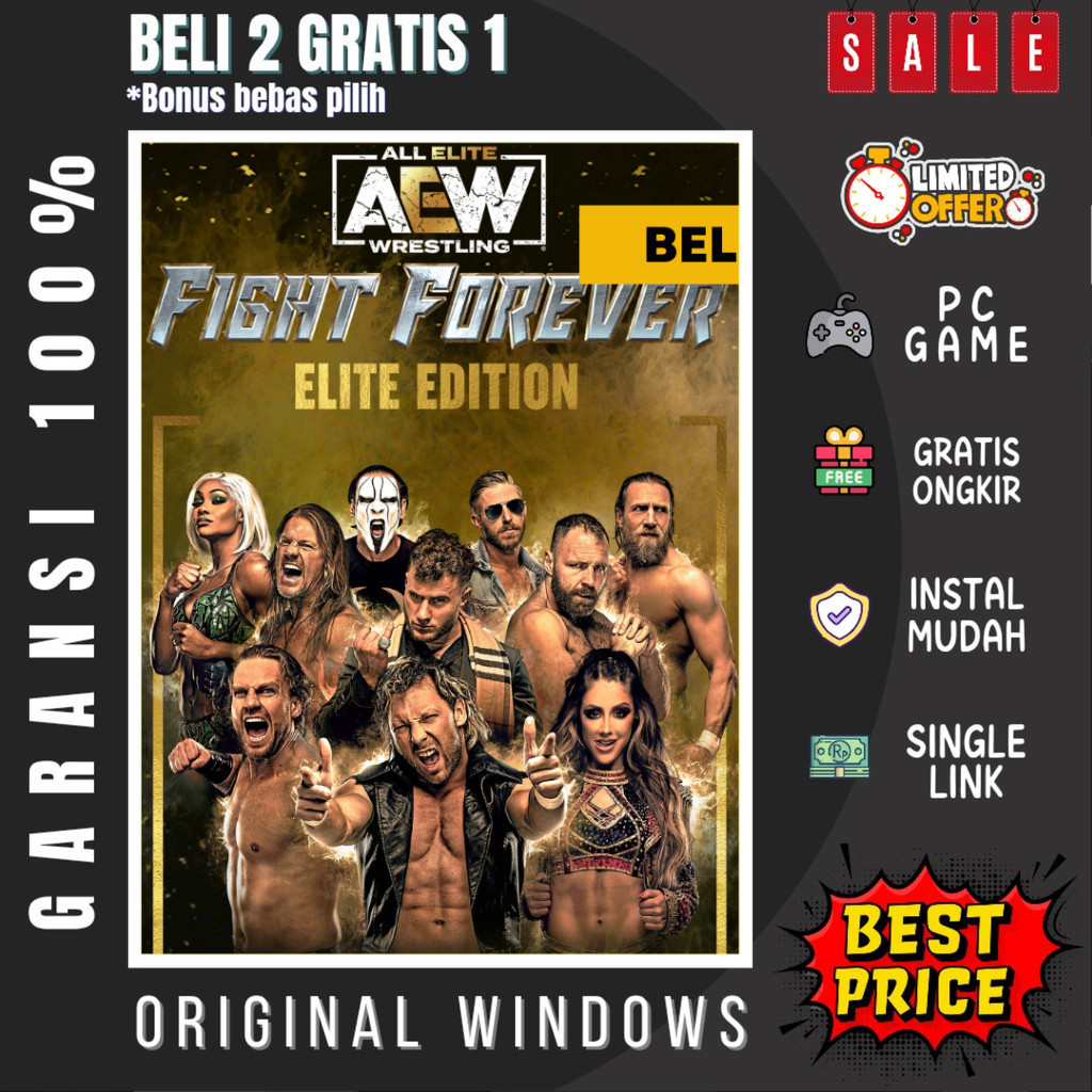 Jual AEW FIGHT FOREVER ELITE EDITION - GAME PC - GAME LAPTOP - PC GAMES - BELI 2 GRATIS 1 ...