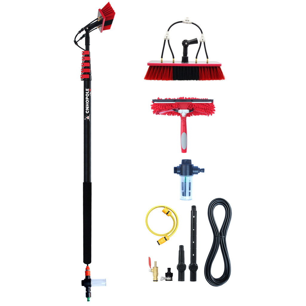 Jual 36 FT Water Fed Pole System Window Cleaning Brush Solar Panel ...
