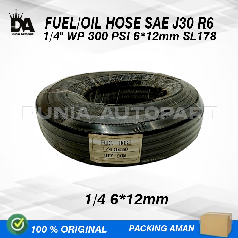 Jual SELANG SOLAR GULUNGAN FUEL OIL/HOSE 1/4 6*12mm | Shopee Indonesia