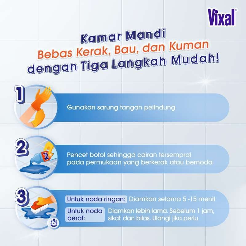 Jual Vixal Pembersih Porselen & Kamar Mandi HCl Anti Kerak Bandel ...