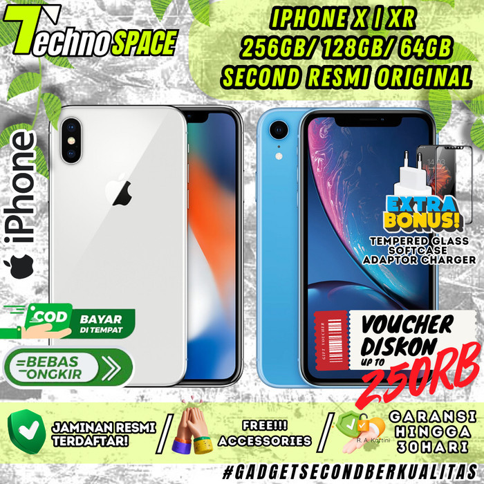 Jual iPhone XR | X 256GB 128GB 64GB Second Original Resmi | Shopee Indonesia