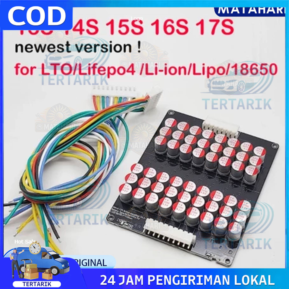 Jual active balancer activ balancing batre 3s 4s 5s 6s 7s 8s 1.2A 5A ...