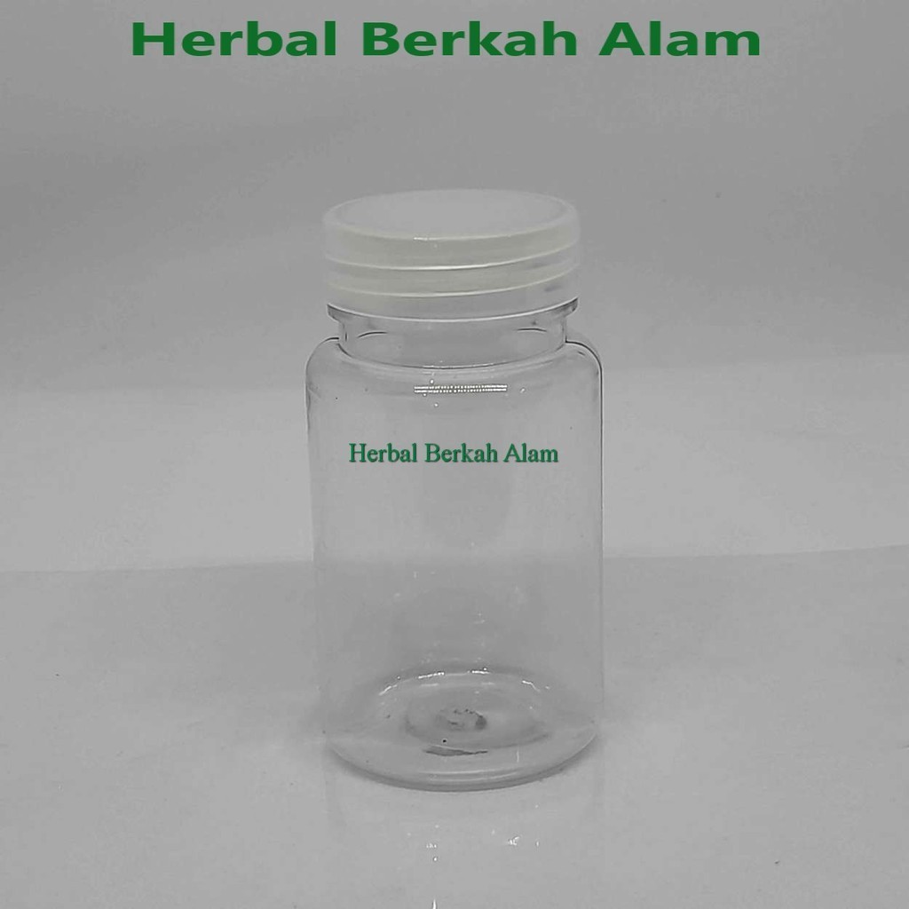 Jual Botol Obat 120 ml Natural Tutup Natural Polos / Botol Obat / Botol ...
