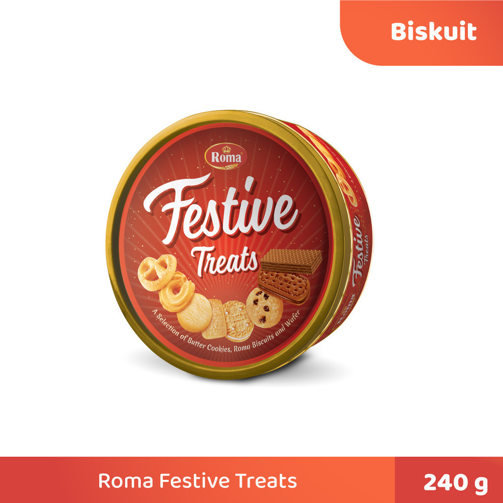 Jual Roma Festive Treats 240 gr | Shopee Indonesia
