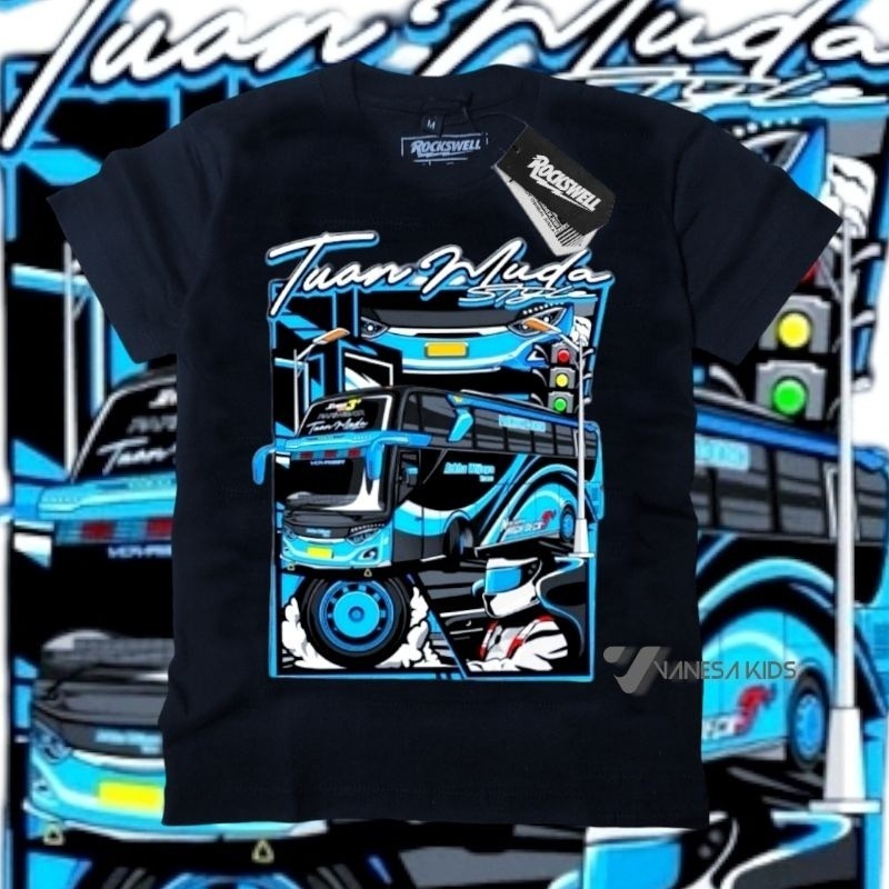 Jual kaos anak Bis Tuan Muda kids panda Baju Distro bus Mania 4 -12 Tahun Atasan Oblong Telolet ...