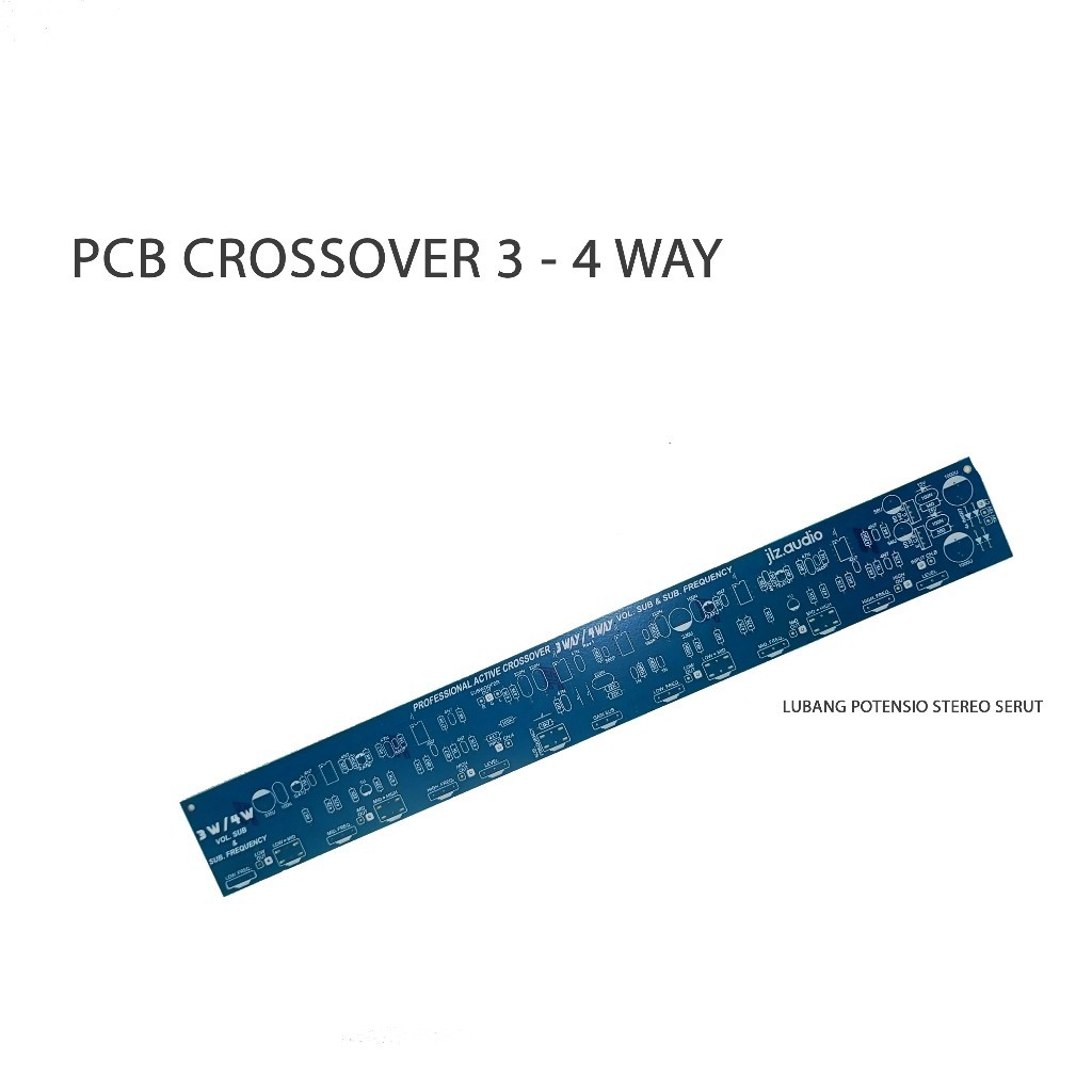 Jual (ASP) PCB CROSSOVER 3 ATAU 4 WAY AUDIO TONE CONTROL PLUS SUBWOOFER ...