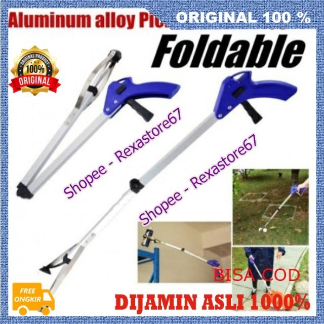 Jual Foldable Grabber Alat Capit Pemungut Sampah Pick Up Tool Alat ...