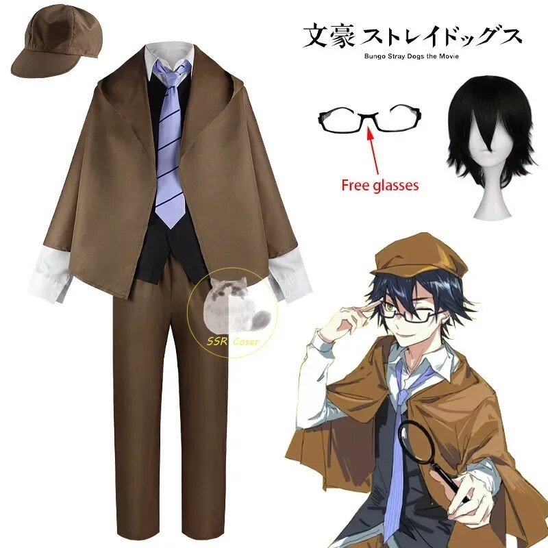 Jual PREORDER Anime Edogawa Rampo Cosplay Bungo Stray Dogs Cosplay ...