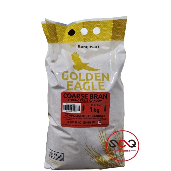 Jual Bungasari COARSE BRAN Golden Eagle Tepung Kulit Ari Gandum Wheat 1 ...