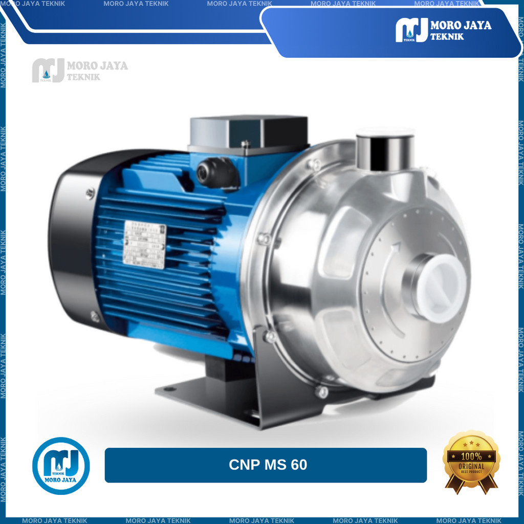 Jual Pompa CNP MS60 0,55kw 1 Phase Centrifugal Stainless Pump | Shopee ...