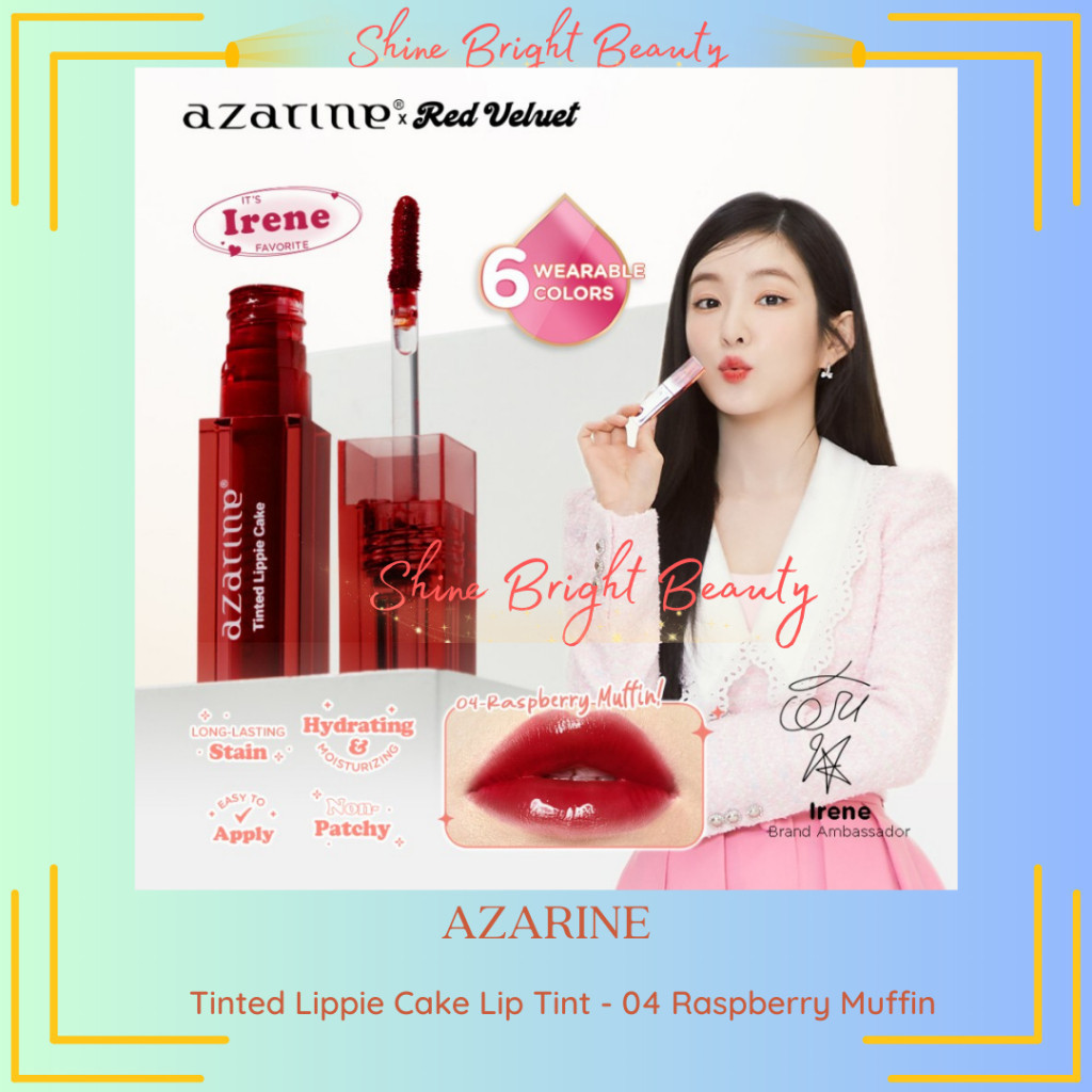 Jual ️ SHINE ️ Azarine x Red Velvet Tint Cake Lip Tint 2.9ml LipTint ...