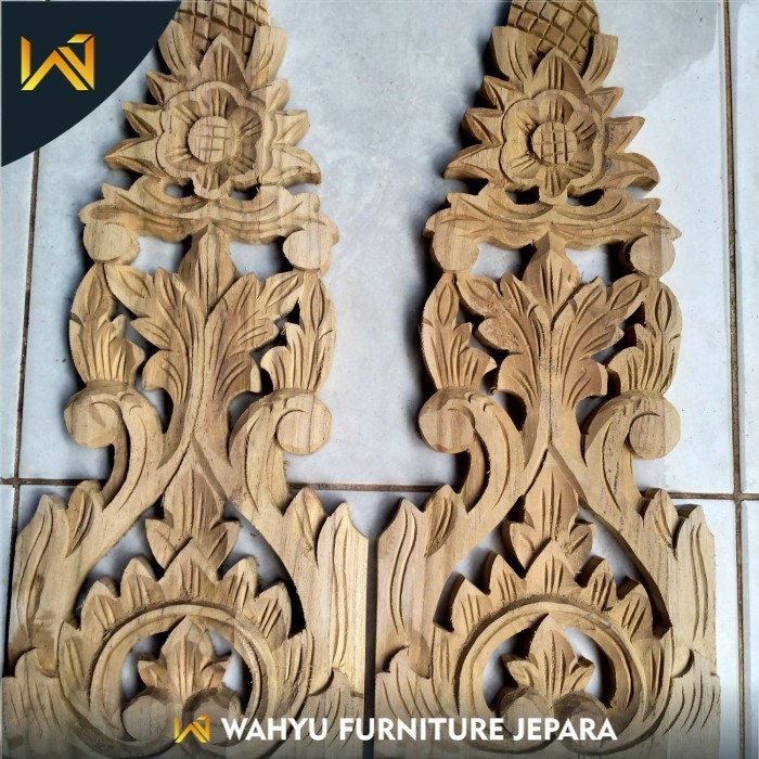 Jual ukiran tempel Soko Limasanjoglo kayu ukir jepara | Shopee Indonesia