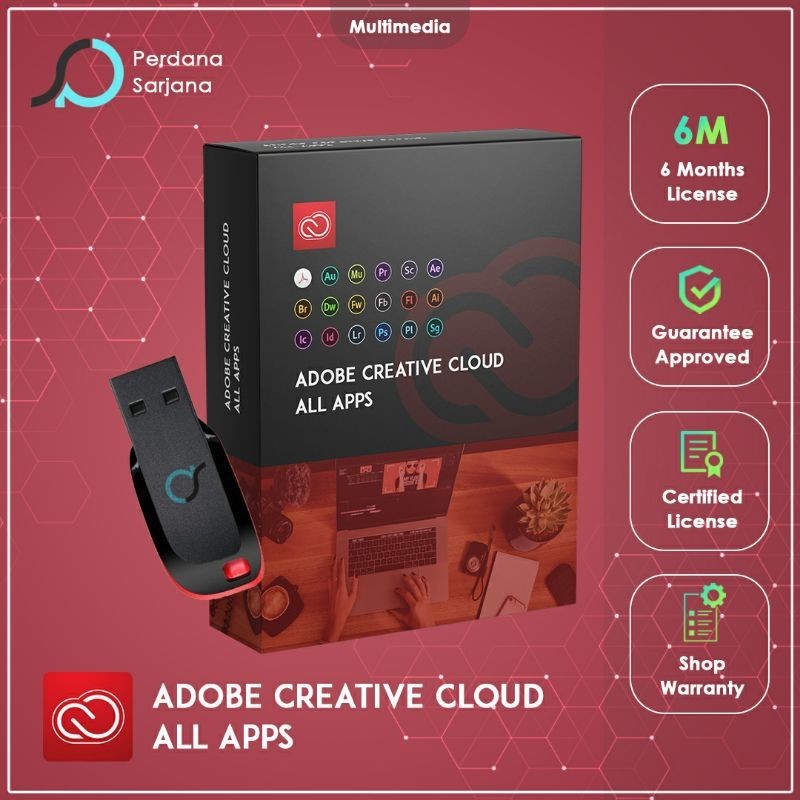 Jual Adobe CC All Apps Original License (6 Month) | Shopee Indonesia