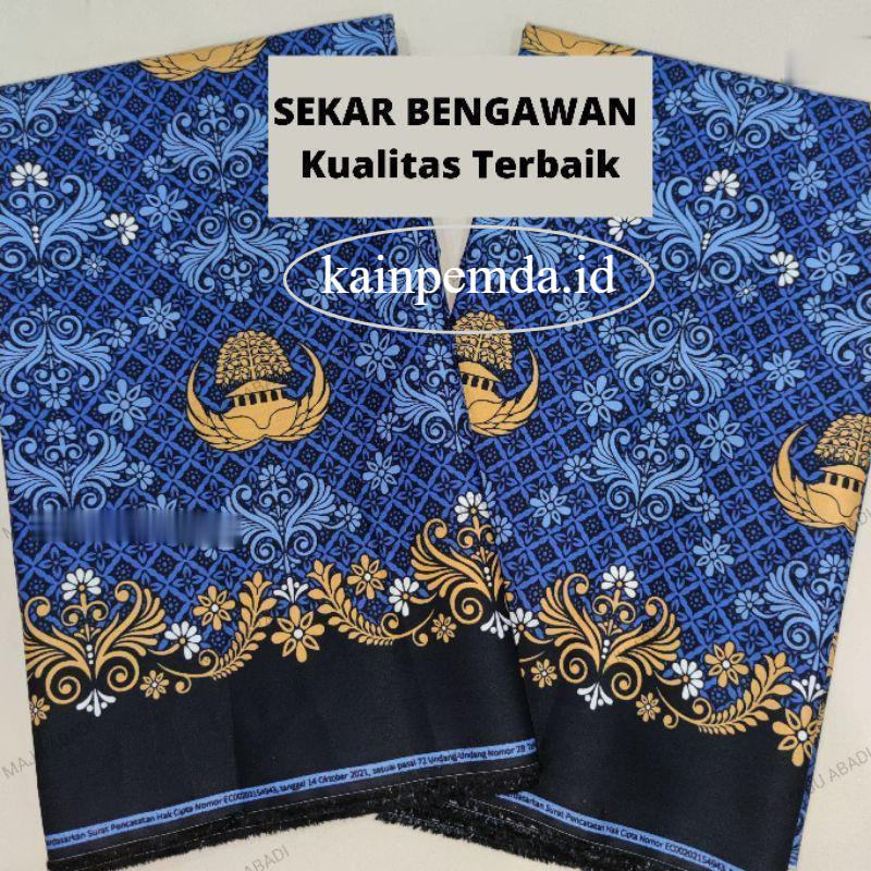 Jual Kain Batik c50s DOUBLE BORDER ASLI Seragam Korpri Katun Terbaru ...