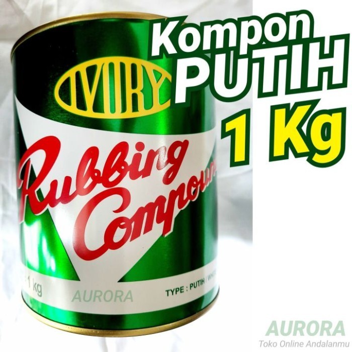 Jual IVORY RUBING COMPOUND PUTIH KUMPON RUBBING Poles Baret Mobil Isi 1 ...