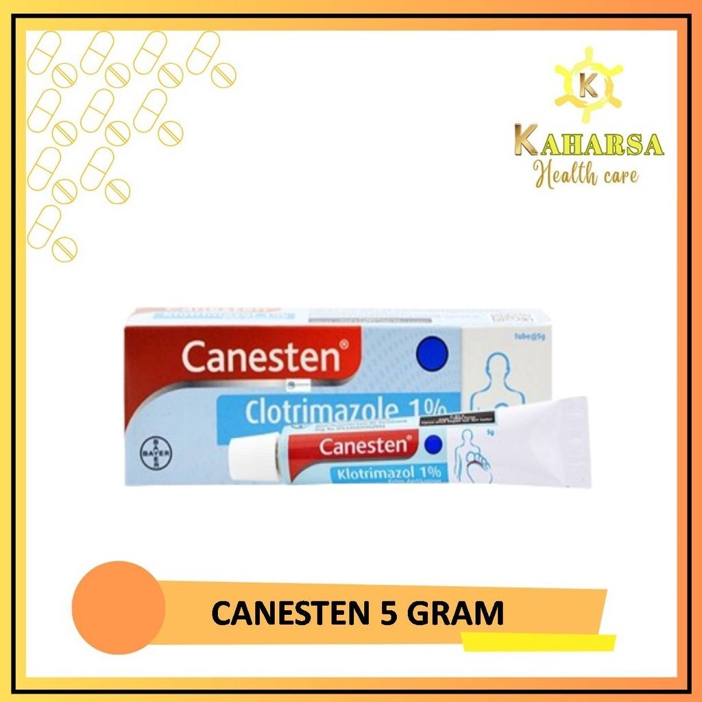 Jual CANESTEN CREAM 5 GR Krim Anti Jamur Pada Kulit/Panu/Kurap/Ruam ...