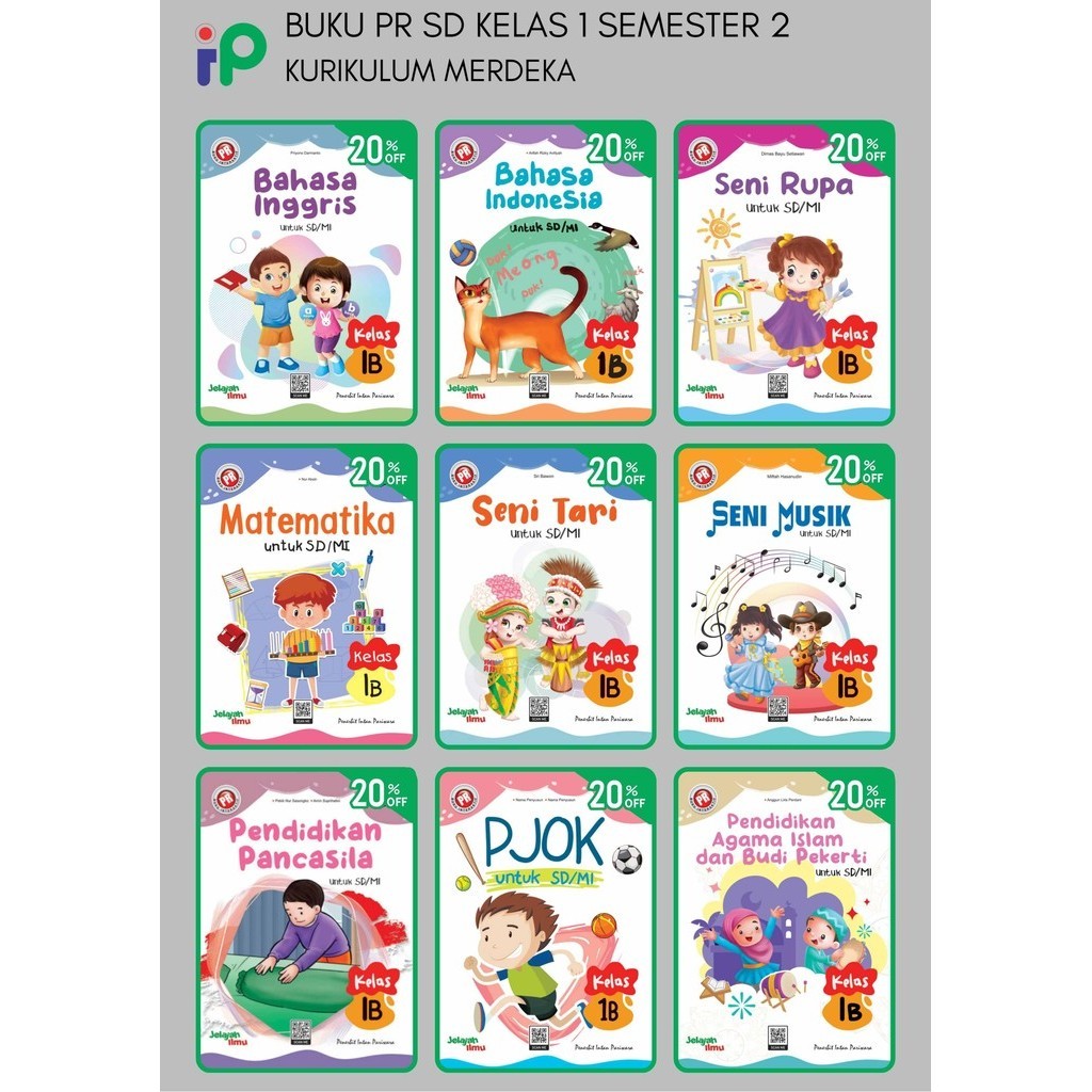 Jual Buku PR interaktif SD Kelas 1 Semester 2 Kurikulum Merdeka Tahun 2024 Penerbit Intan ...