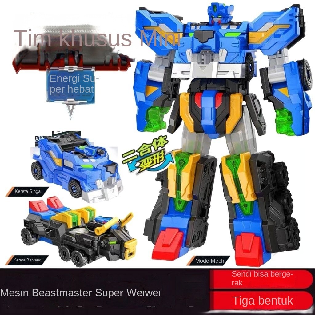 Jual Mini Agen Transformer Mobil Chariot Kombinasi Robot Deformasi Mech ...