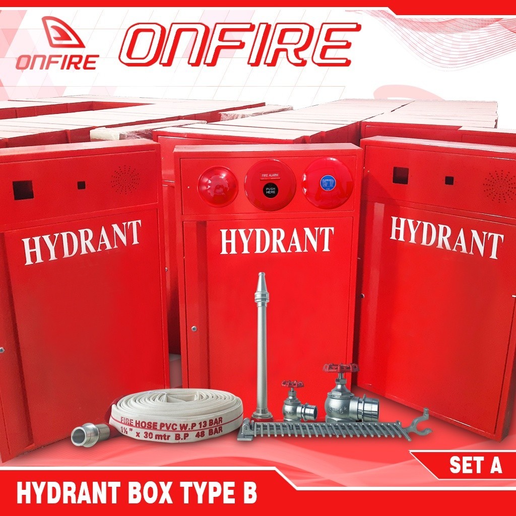 Jual Hydrant Box Type B 1 Set With Fire Alarm | Shopee Indonesia