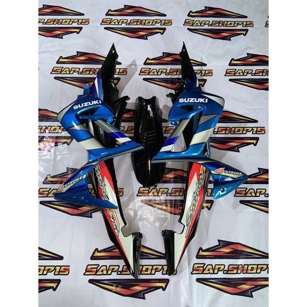 Jual paketan sayap bodi dan reksil kunci satria fu cbu plus striping ...