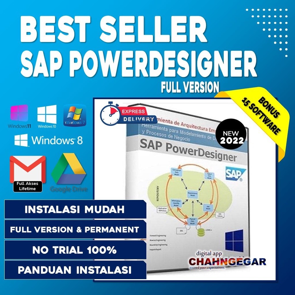 Jual SAP PowerDesigner 16 Pro versi 2022 full version lifetime Software ...