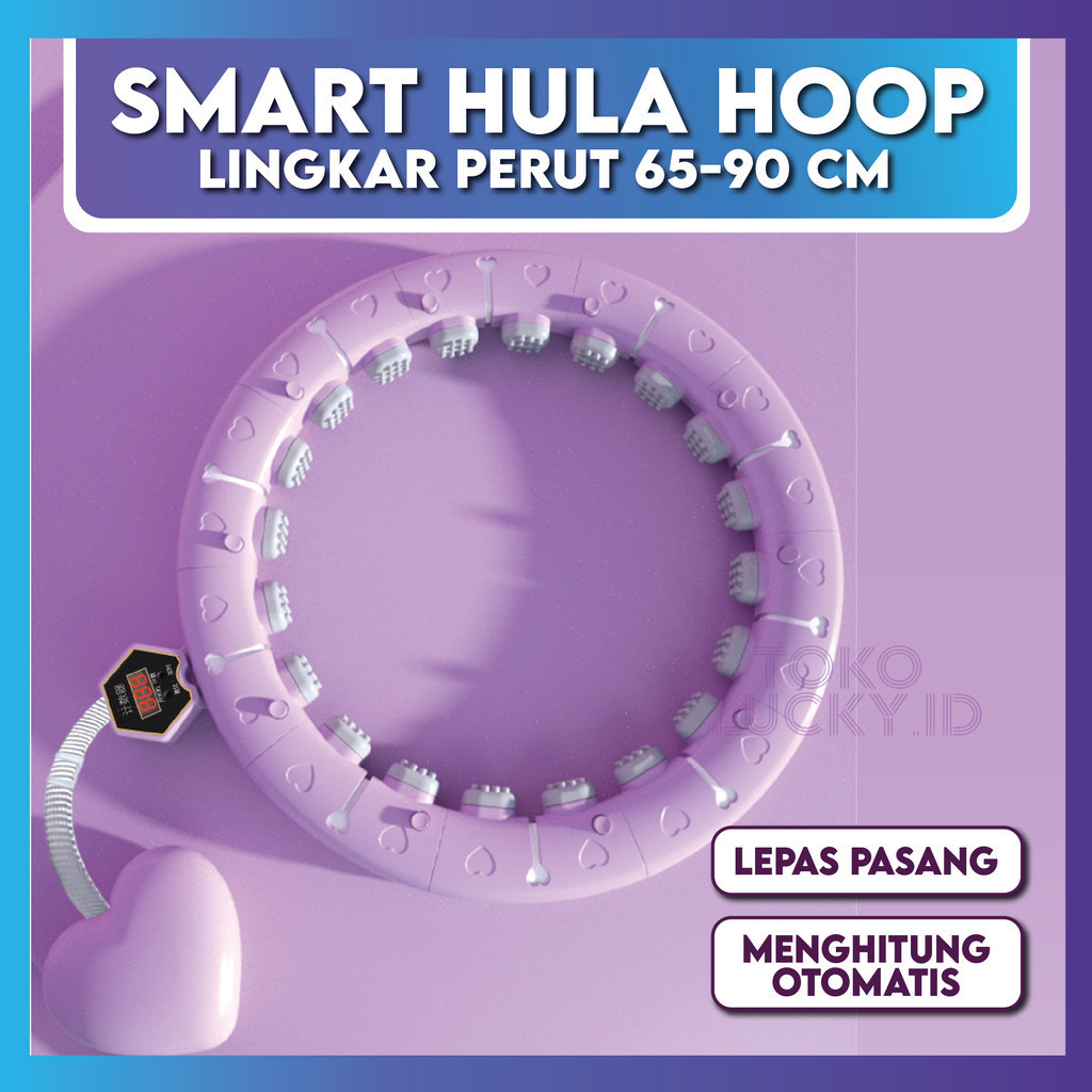 Jual Hula Hoop Olahraga Adjustable Hitung Otomatis Smart Ring Dancing ...