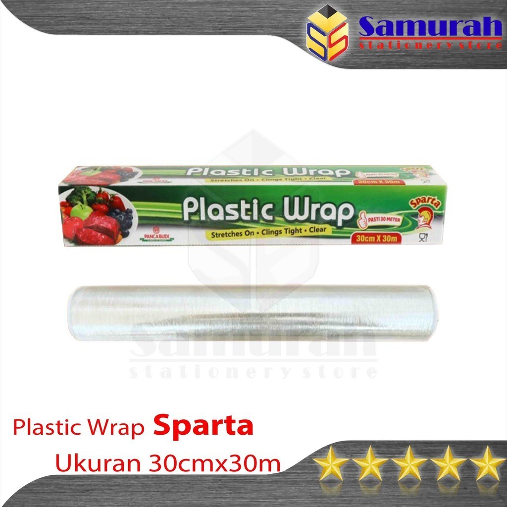 Jual Plastik Wrap Sparta Lebar 30 cm x 30 meter untuk makanan - Buah ...