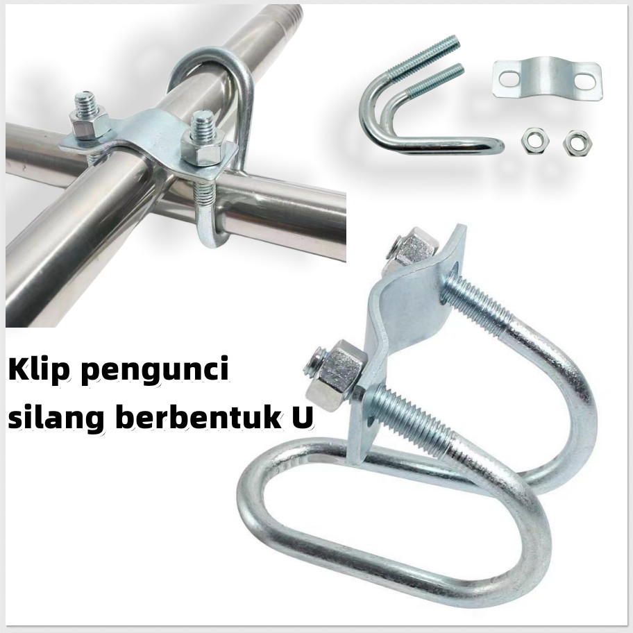Jual Klem Pipa Plat Besi Seng / Klem Pipa Sekrup Penjepit Pipa Klem ...