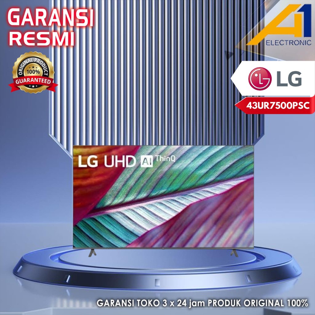 Jual LED TV LG 43UR7500PSC / 43UR7500 Smart TV 4K UHD HDR10 | Shopee ...