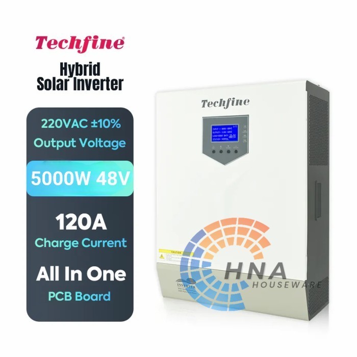 Jual Techfine Inverter Hybrid Low Frequency 6.3Kva 5000Watt 48V MPPT ...