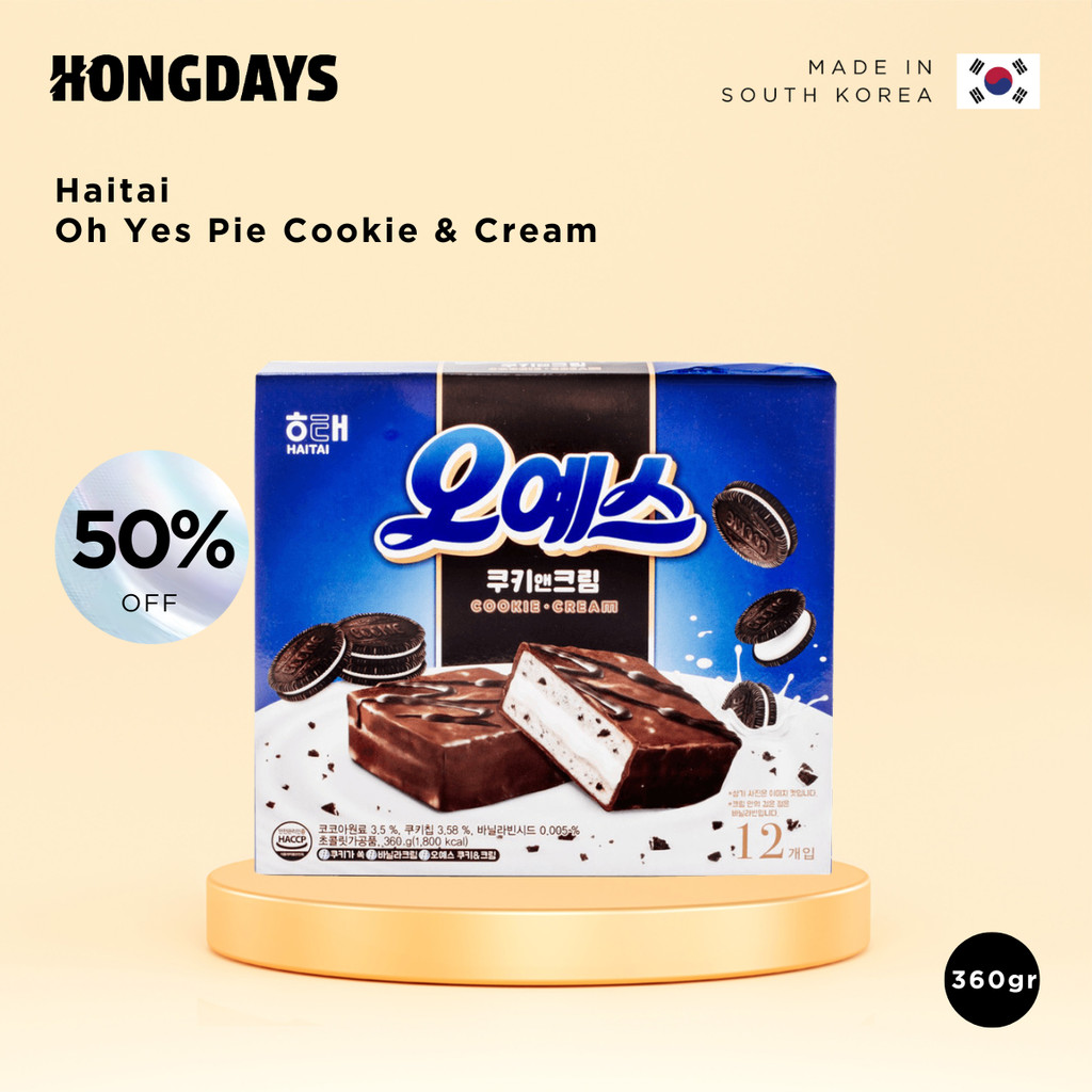 Jual Oh Yes Pie Cookie & Cream - 360 gr - Pai Isi Biskuit & Krim ...