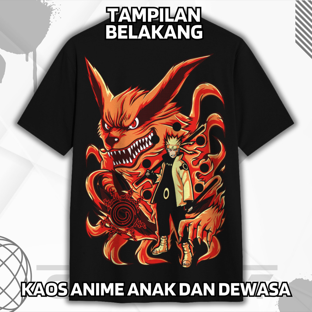 Jual Kaos Brand Goobiidot Desain Anime Naruto Shipudden Naruto Uzumaki ...