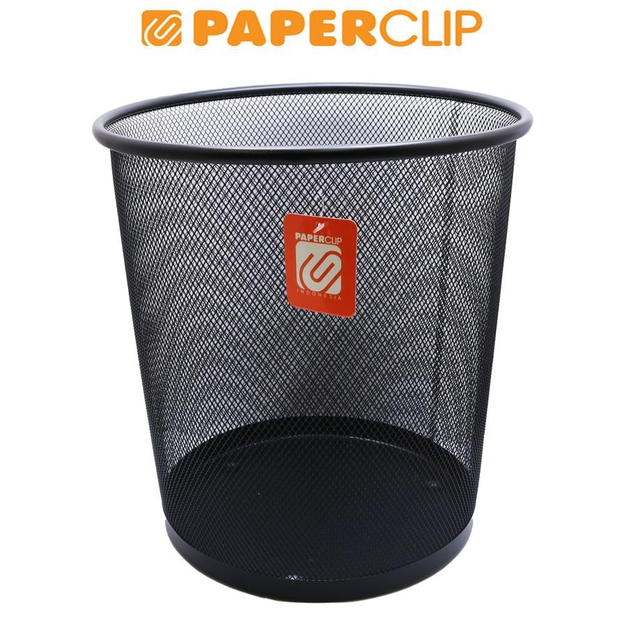 Jual TEMPAT SAMPAH JALA BESI PAPERCLIP WDN5002 BLACK | Shopee Indonesia