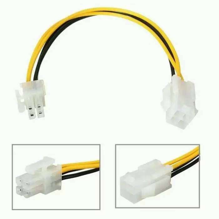 Jual Kabel Extension Perpanjangan ATX Power Supply PSU 4Pin Ke ...