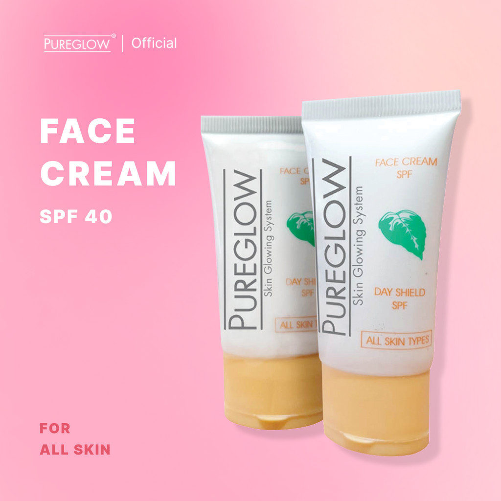 Jual [EXCLUSIVE] PUREGLOW DAILY SUNBLOCK FACE CREAM SPF 40 ALL SKINS TYPE 30gr | Shopee Indonesia