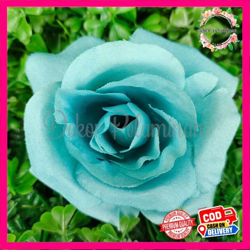 Jual COD 1PCS KELOPAK KEPALA KUNTUM BUNGA MAWAR PLASTIK ARTIFICIAL ...