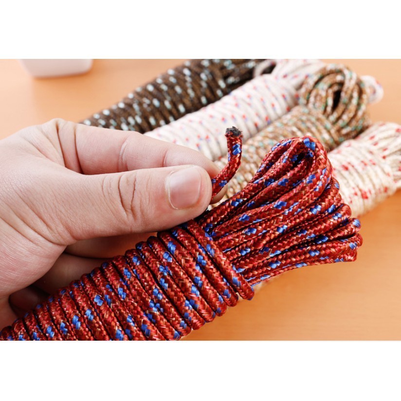 Jual Tali Jemuran Baju Nylon 5m & 10m Anti Slip / Ikat Tambang Nilon ...