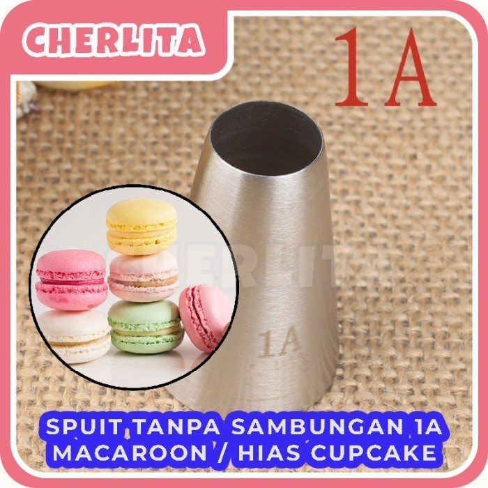 Jual Spuit 1A Bulat Besar Macaron Hias Cupcake Stainless Steel Mirip ...
