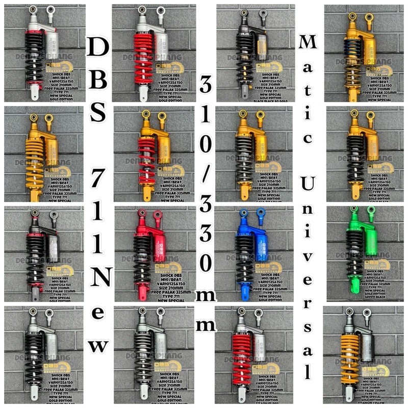 Jual Shock DBS 711 G Sport Edition Matic Singel Shock Anting Universal ...