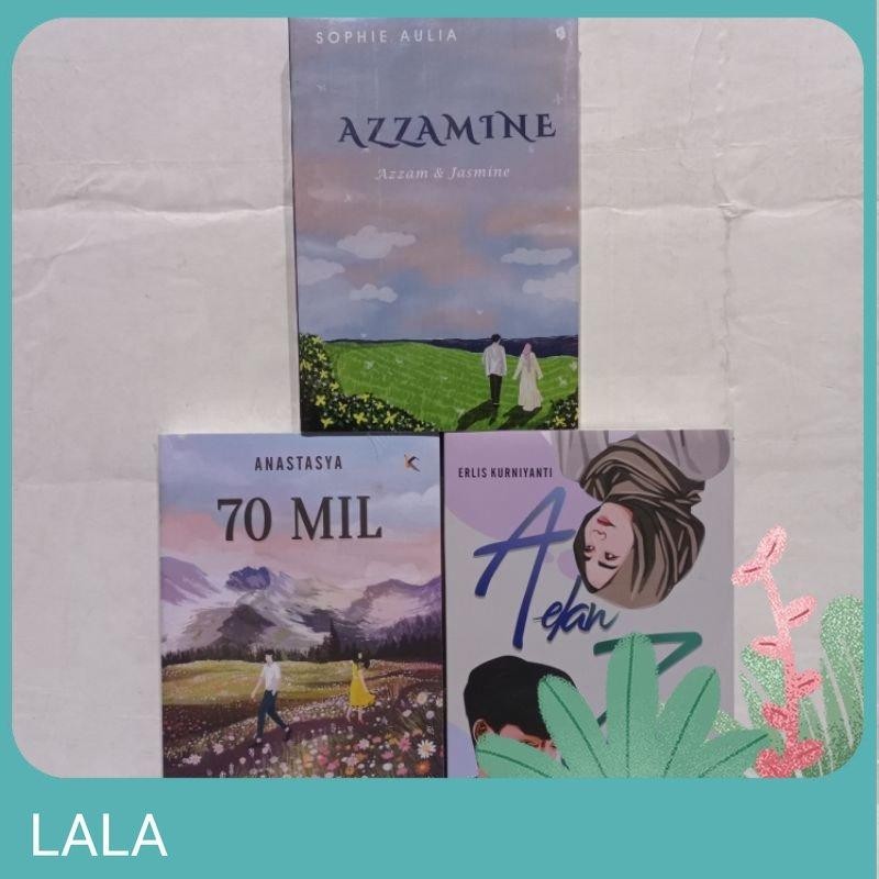 Jual PAKET 3 NOVEL BESTSELLER A DAN Z + 70 MIL + AZZAMINE Soft Cover ...
