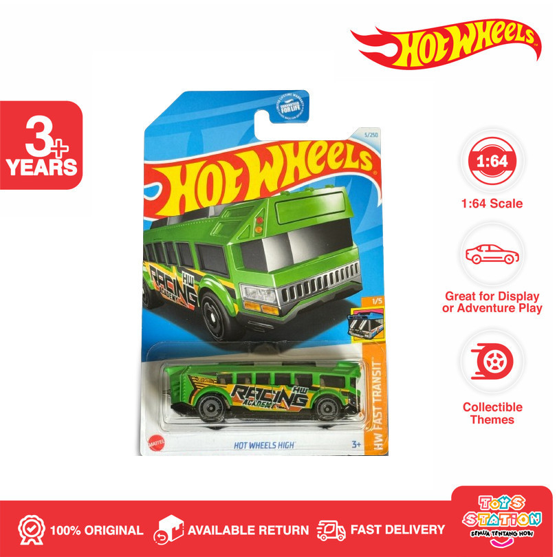 Jual Hot Wheels Fast Transit Hot Wheels High Green - Lot A 2024 ...