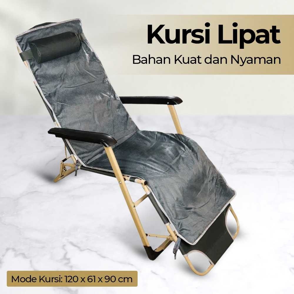 Jual Kursi Lipat Folding Recliner Lounge Chair | Shopee Indonesia
